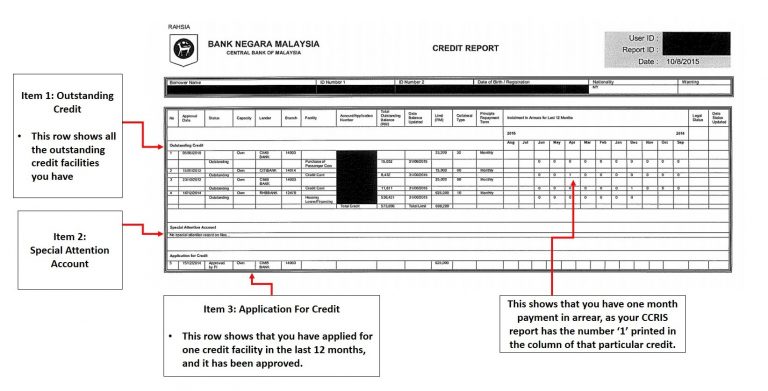 Understanding Your Credit Report with CCRIS – MyPropertyPlaces.com